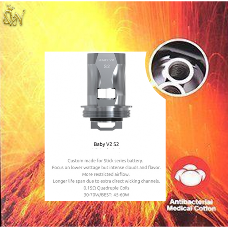 Smok S2 Baby V2 Coil|uk stockist
