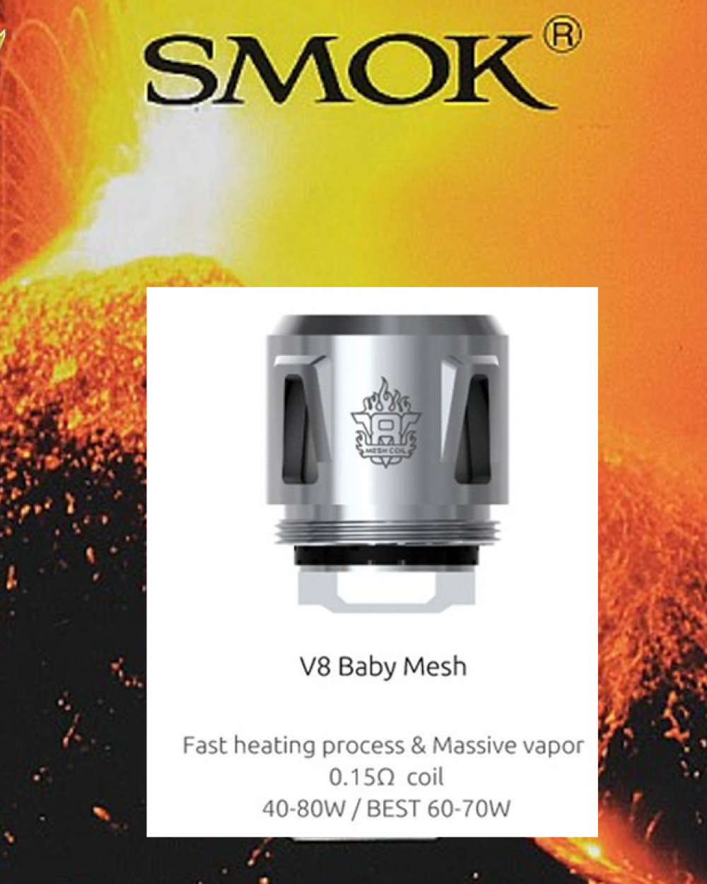SMOK V8 Baby MESH Coils