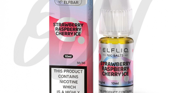 ELFLIQ - Elf Bar Strawberry Raspberry Cherry Ice Nic Salt|ecig shop ...